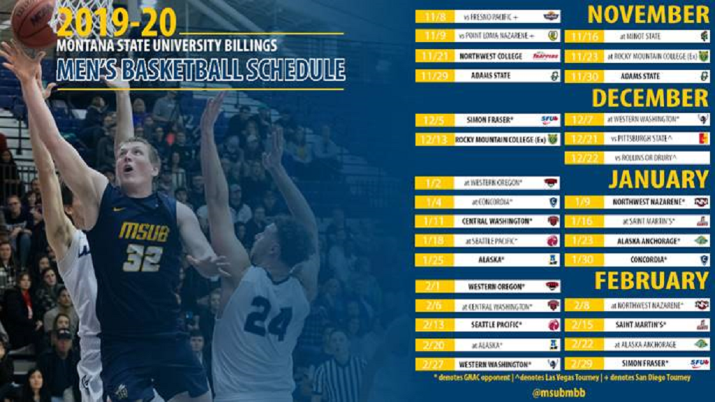 MSU Billings unveils 2019-20 men’s basketball schedule